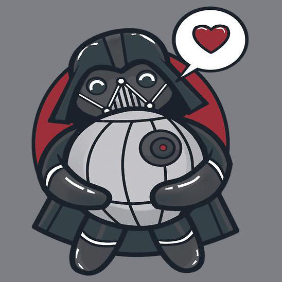 Прикольная футболка Star Wars Love Star - Igirl